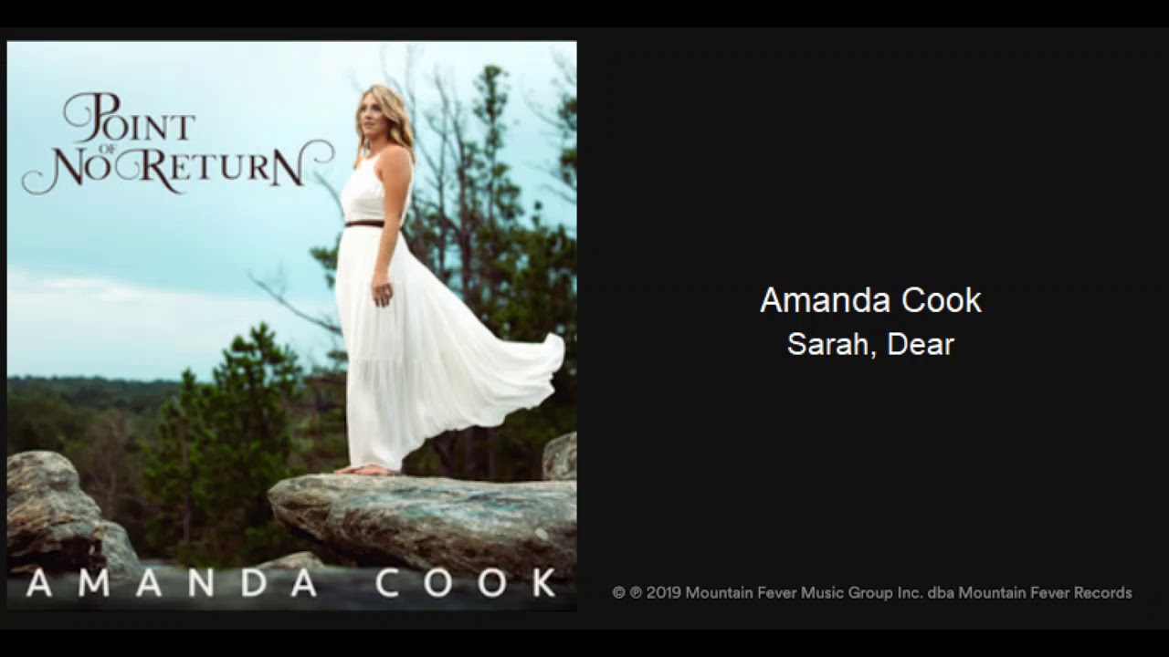 Amanda Cook: Sarah,Dear (2019) New Bluegrass! - YouTube