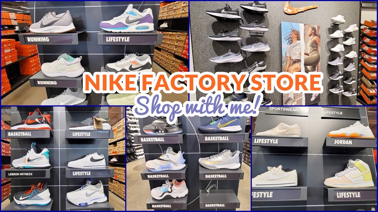 NIKE FACTORY STORE OUTLET SHOP WITH ME MEN'S WOMEN'S SNEAKERS SHOES ...