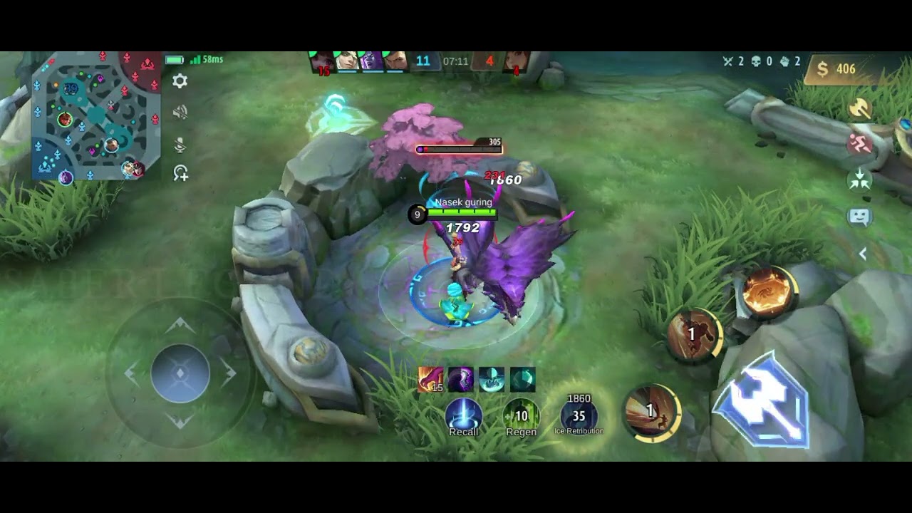 Yin revamp tambah berdemage lawan hero meta karina dan nana bikin musuh ...