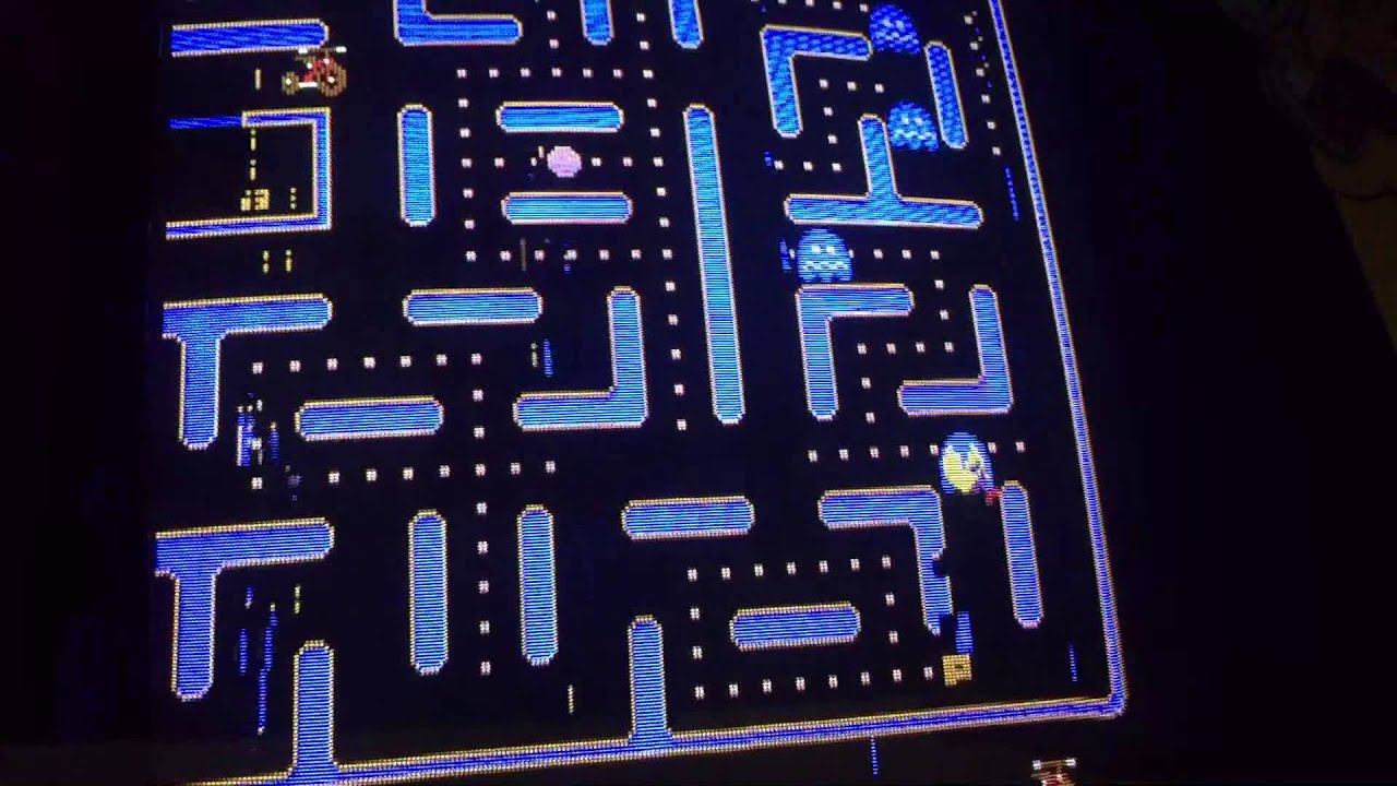 Upset Jr. Pac-Man machine - YouTube