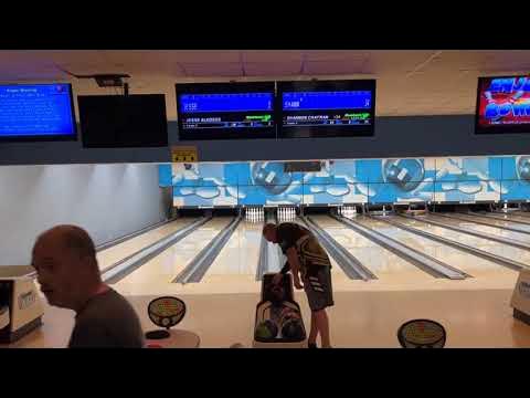 Monday night singles league finals step ladder and i place 4th in the step ladder - YouTube