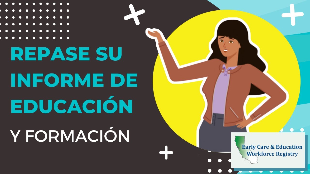 Repase su informe de educación y formaciónning/Registry Education and ...