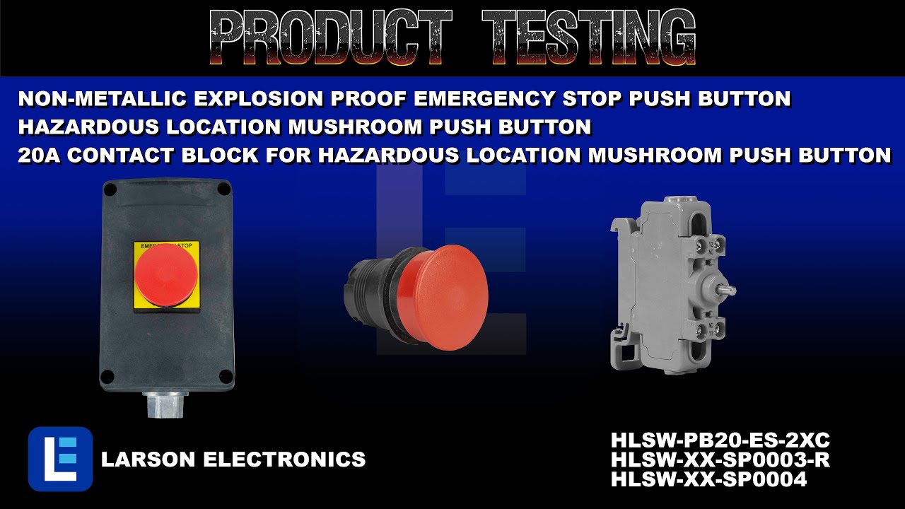 Non-Metallic Explosion Proof Emergency Stop Push Button | Mushroom Push ...
