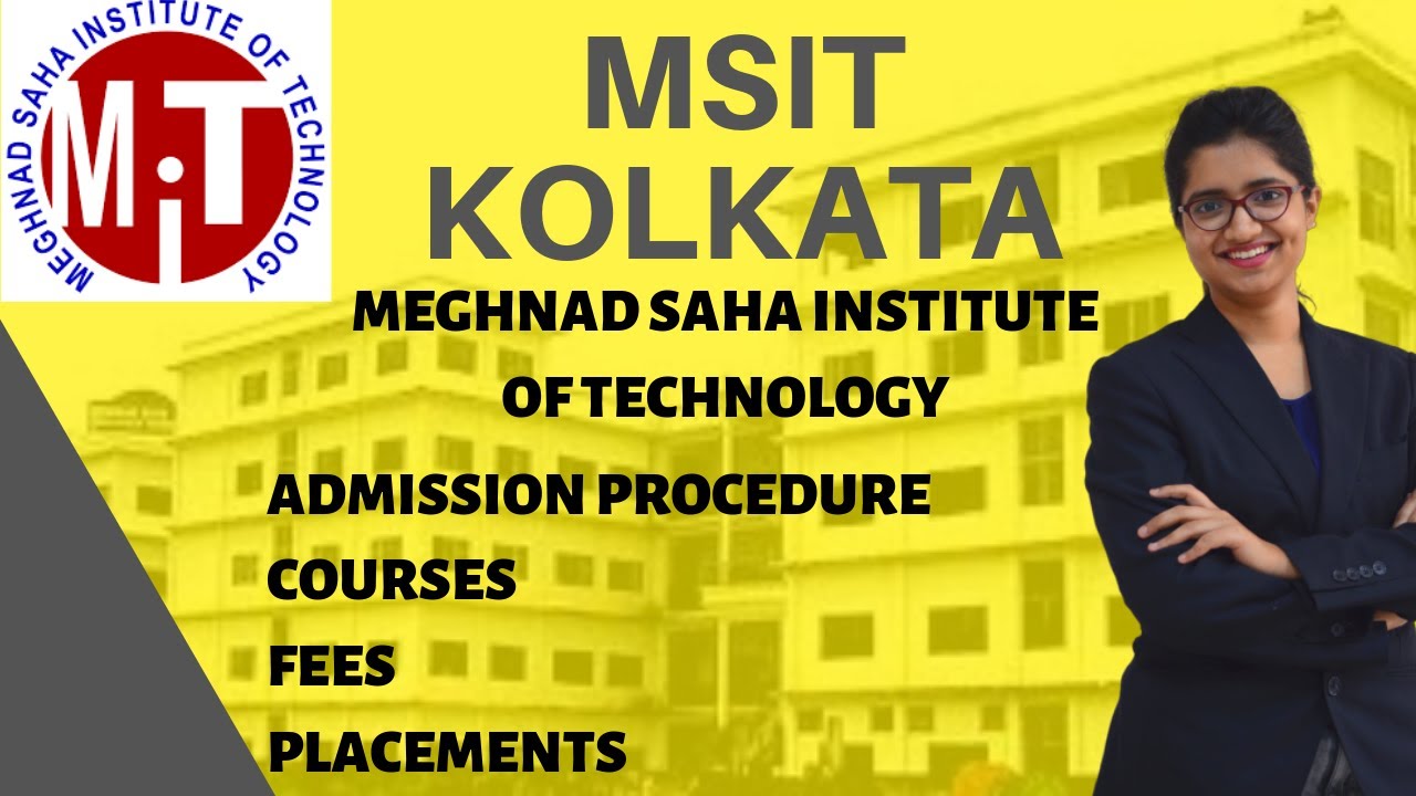 MSIT Kolkata | Admission Procedure | Courses | Fees | Placements - YouTube