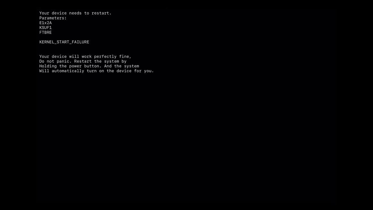 IOS 17 new kernel failed to restart screen. - YouTube