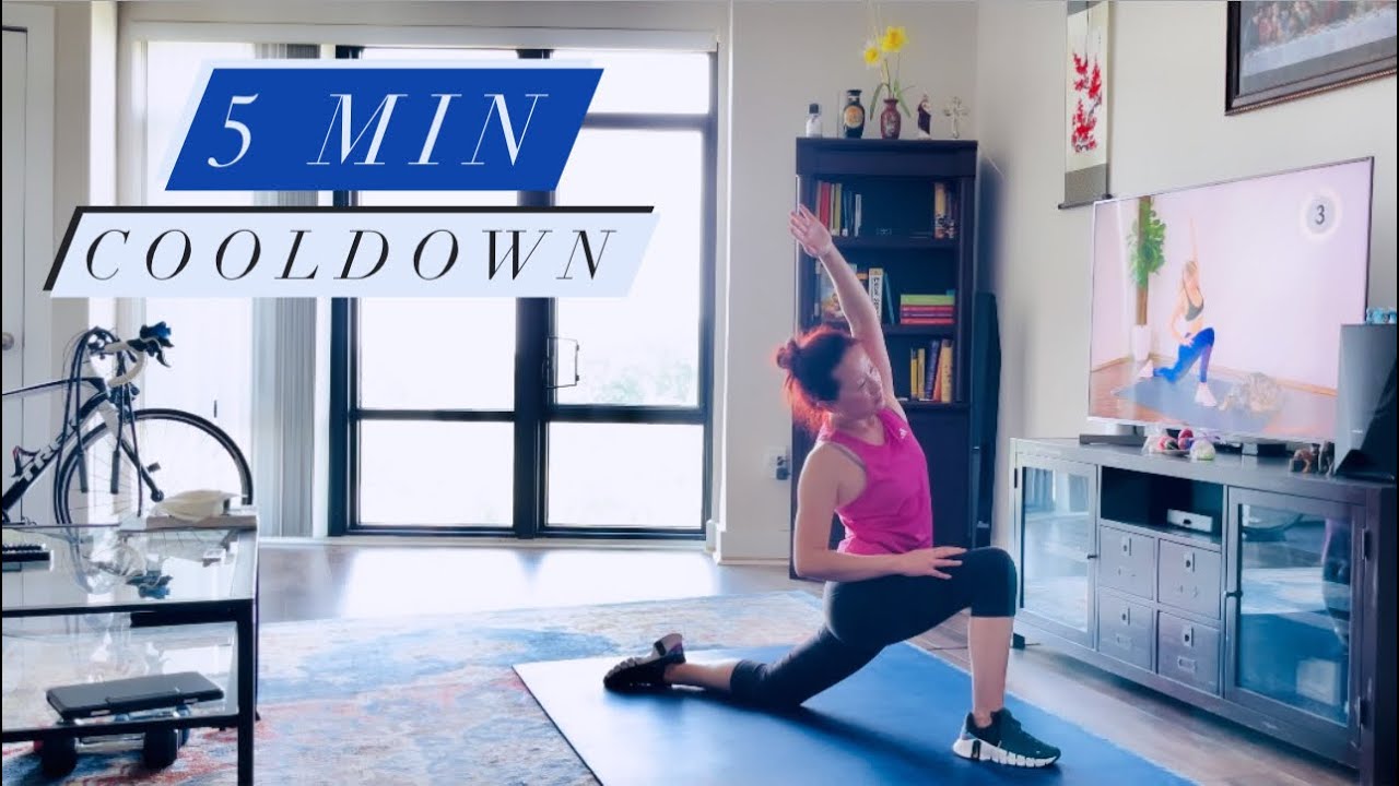 5 MIN FULL BODY STRETCH & COOL DOWN - YouTube