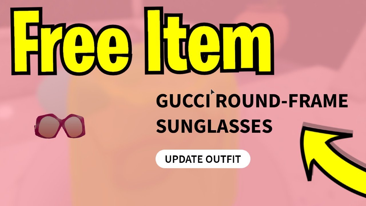 How To Get *FREE* Gucci Glasses In The Roblox Gucci Event - YouTube