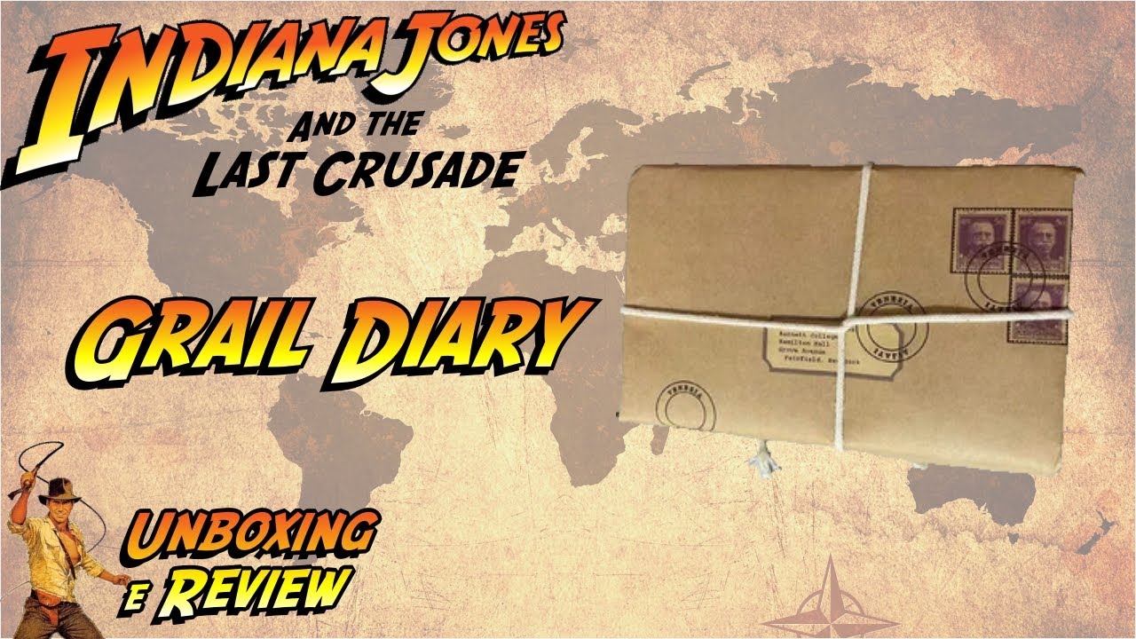 Indiana Jones Grail Diary - The Last Crusade - Unboxing e review - YouTube