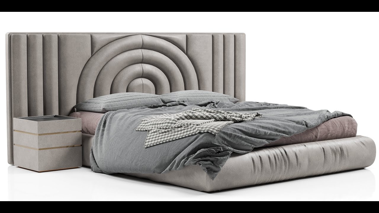 3ds max and marvelous bed modeling - YouTube