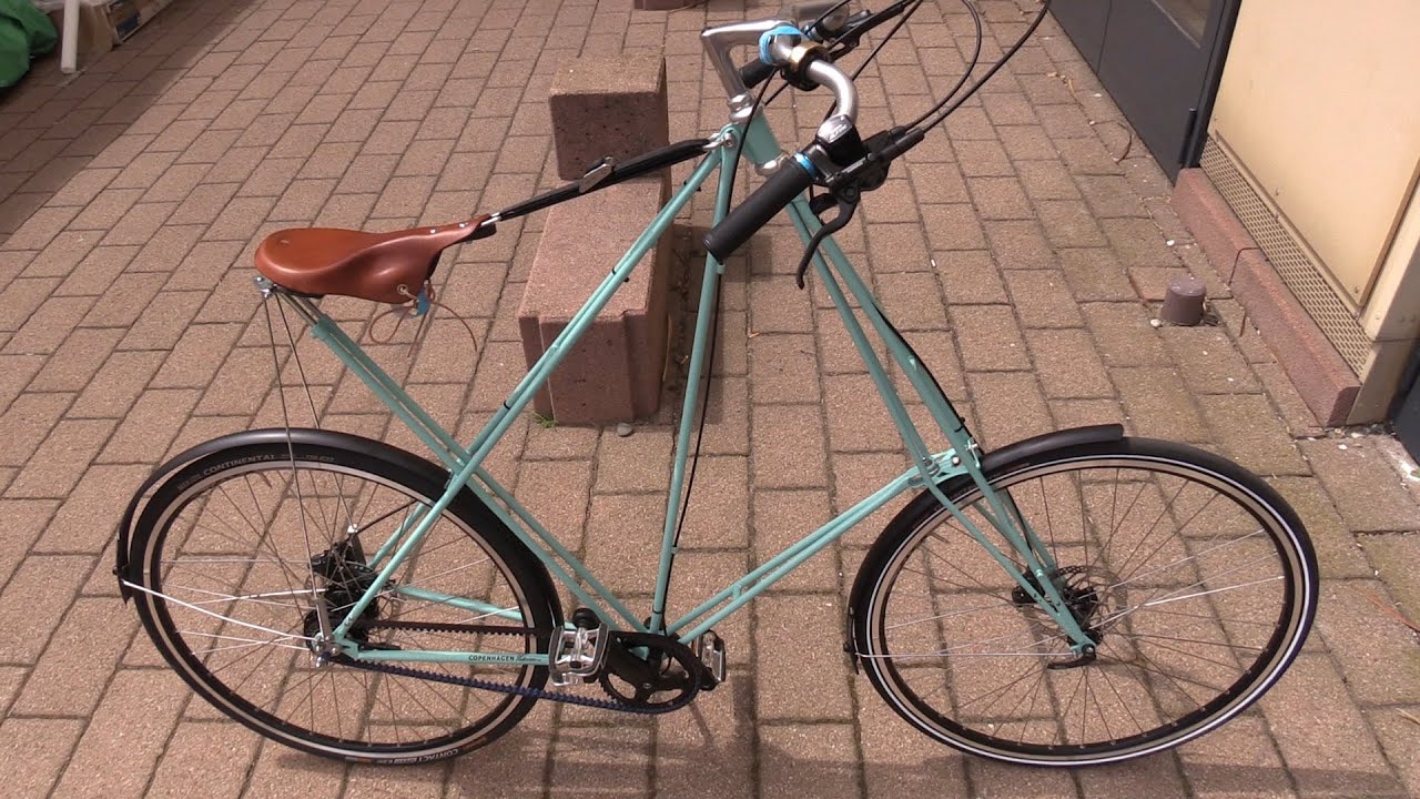A 1890 Bike re-invented ! Copenhagen Pedersen - YouTube