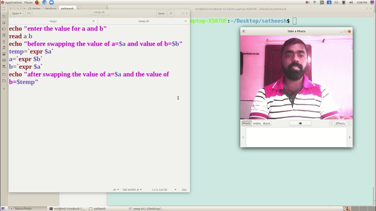 System Administration lab - shell programming 6 -exp 9 - YouTube