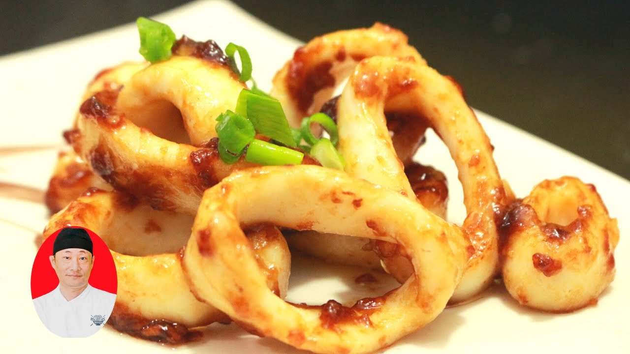 Receita japonesa de anéis de lula. - YouTube