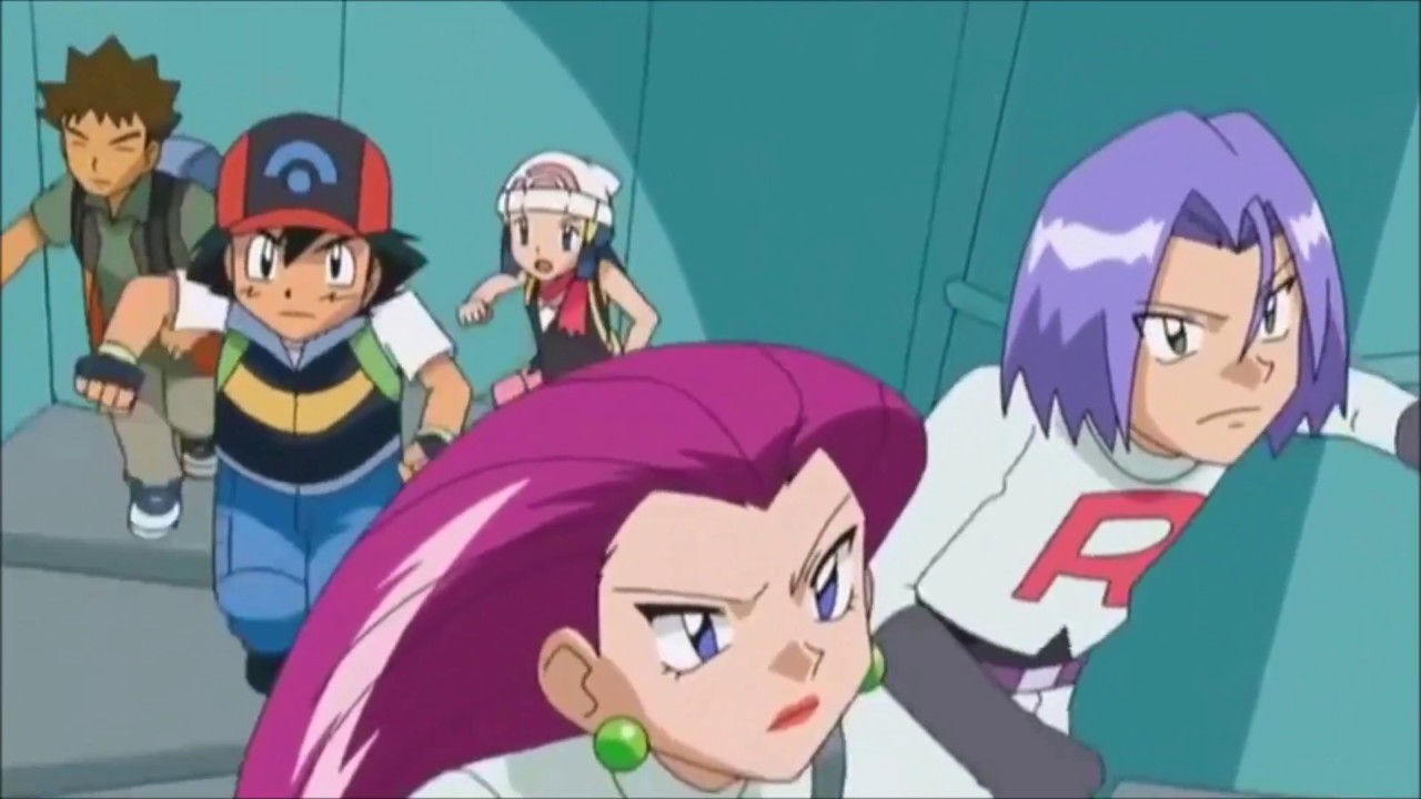 Dawn Interrupts Team Rocket's Motto - YouTube