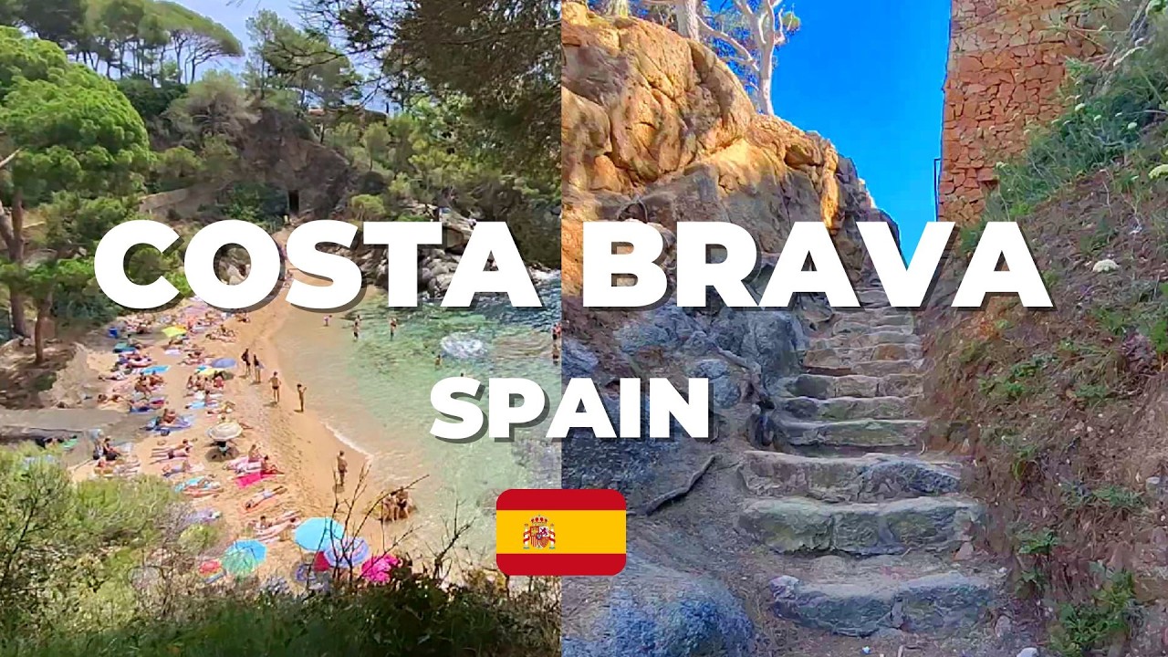 Walking Tour REAL Calas COSTA BRAVA! Spain 2024. Top Beaches of GIRONA ...