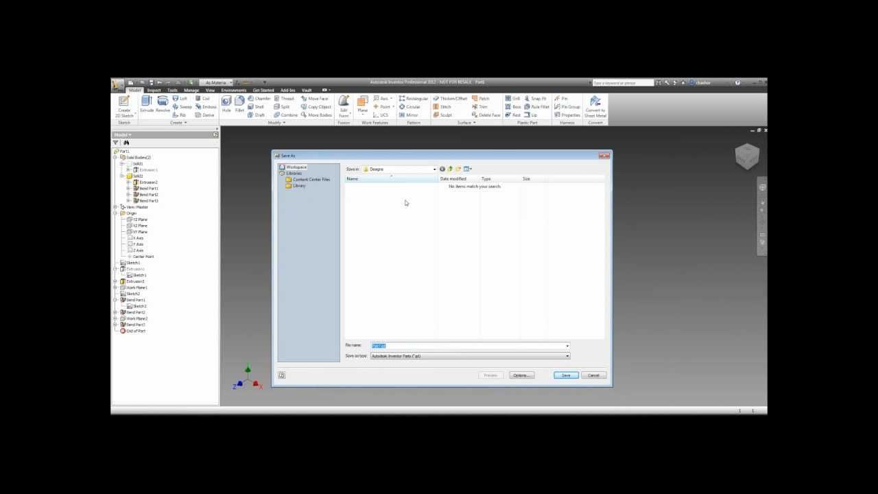 Autodesk Inventor Using the Bend Command - YouTube