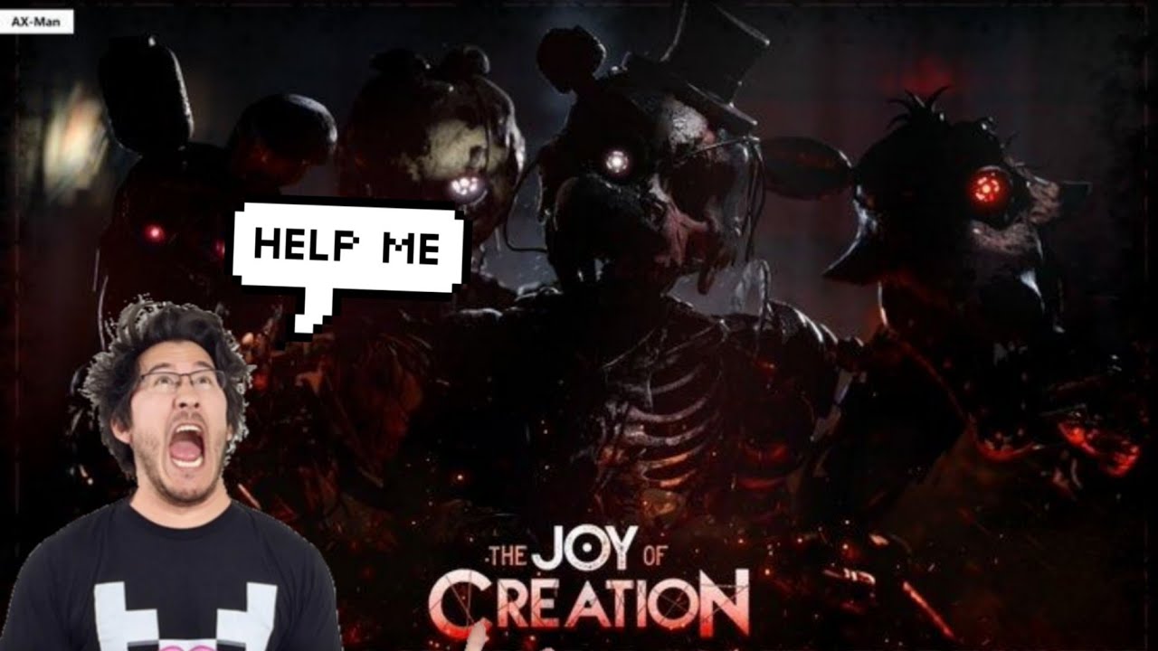 Markiplier THE JOY OF CREATION perfectly cut jumpscares - YouTube