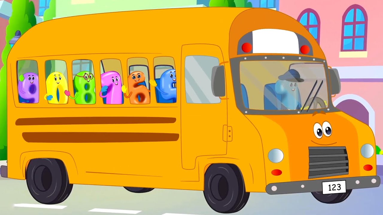 Wheels On The Bus, Fun Bumpy Ride & Kindergarten Song for Kids - YouTube