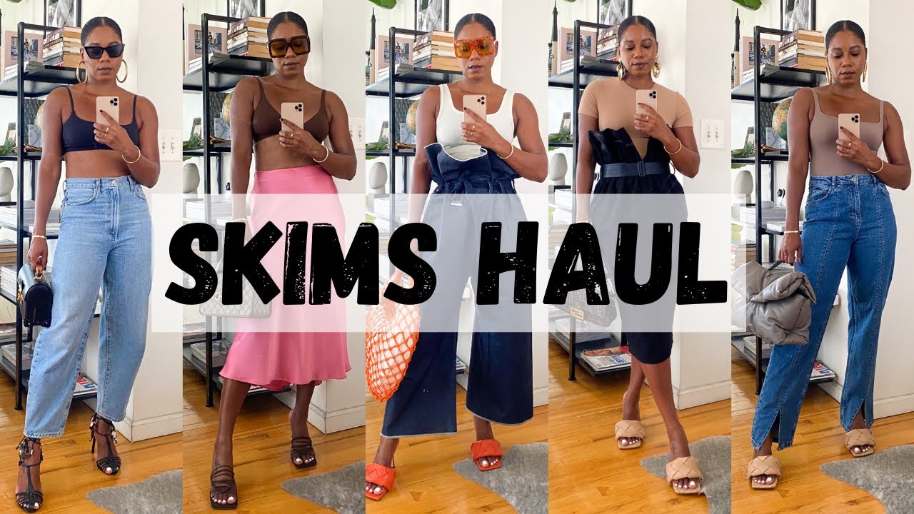 Styling Skims Basics for Summer | NEW IN TRY ON SKIMS HAUL | 8 Easy ...