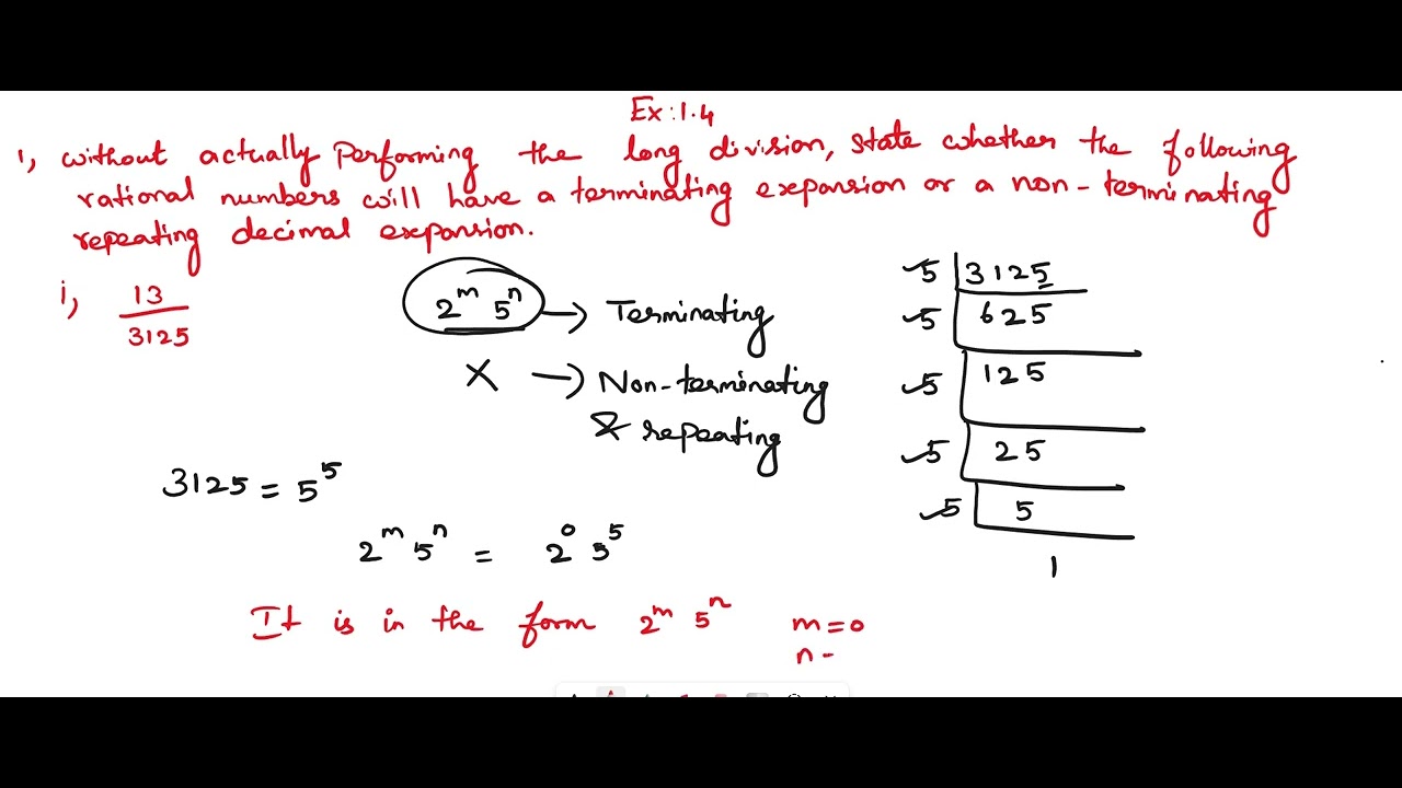 NCERT CLASS 10 MATHS CHAPTER 1 REAL NUMBERS EX 1 4 Q1 i,ii,iii - YouTube