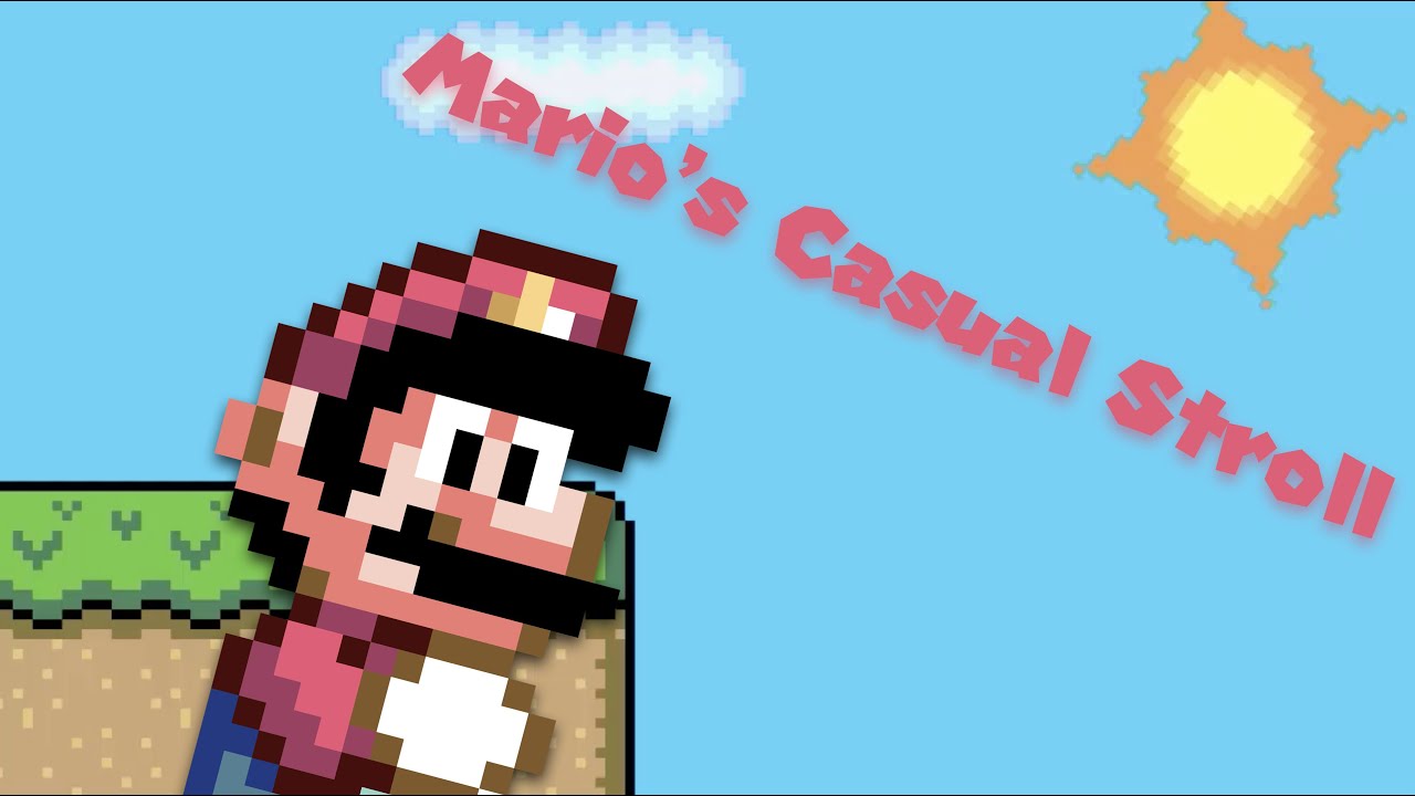 Mario's Casual Stroll Animation - YouTube