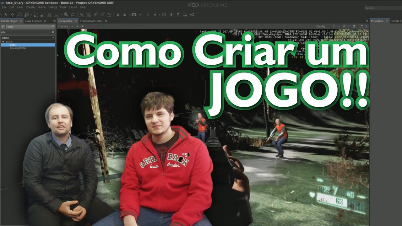 Como criar um jogo - YouTube