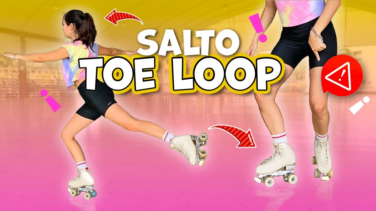 TOELOOP O METZ: tutorial, salto de patinaje artístico. Parte I - YouTube