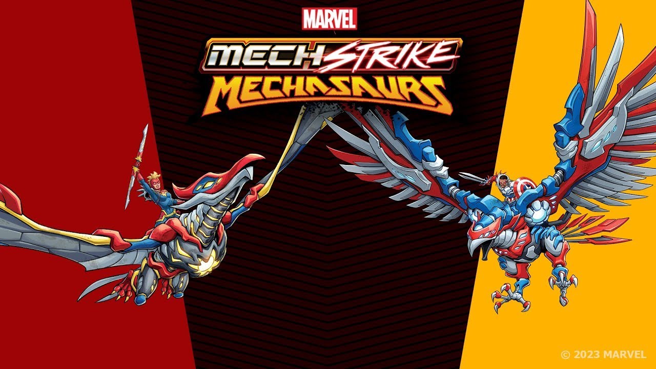 Mechasaur vs. Mechasaur: Captain America vs. Captain Marvel | Mech ...