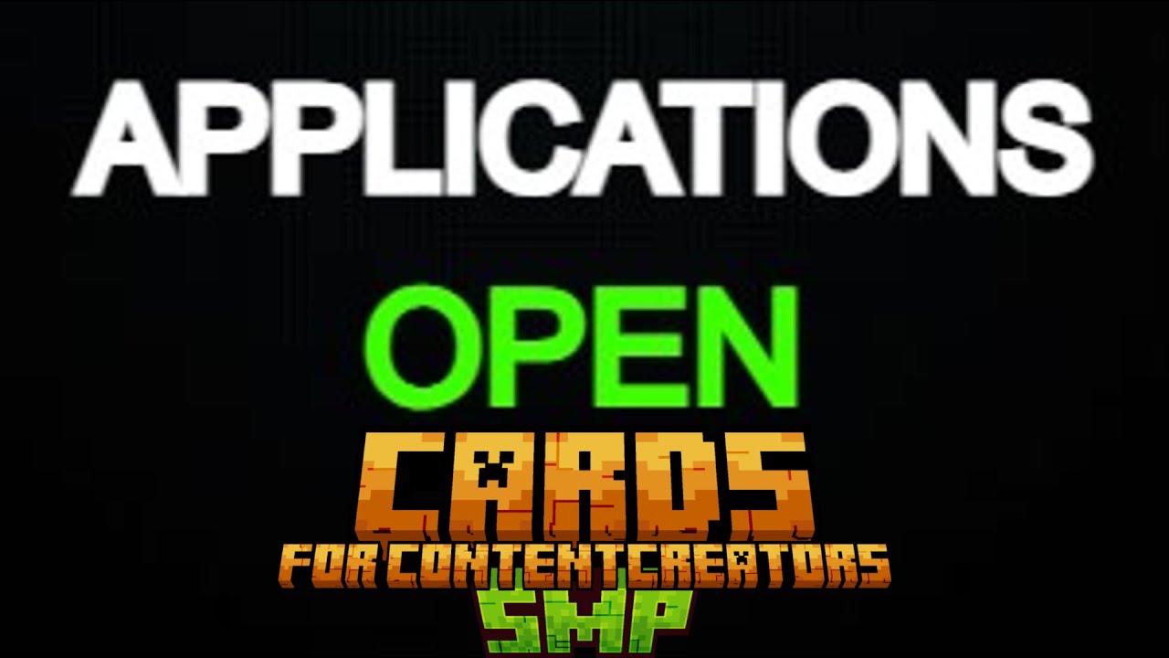 Cards SMP (Applications Open) - YouTube