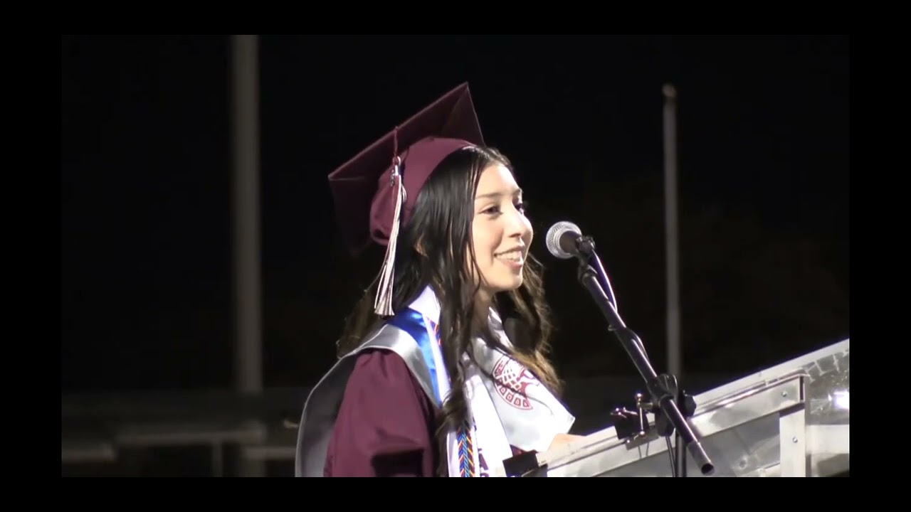 Senior Class President Graduation Speech by Marissa Partida - YouTube