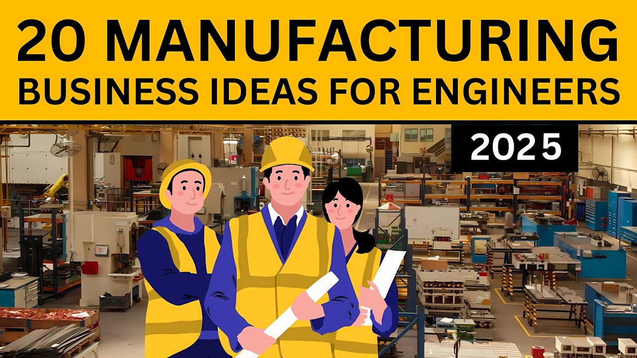 20 High-Demand Manufacturing Business Ideas for Engineers - YouTube
