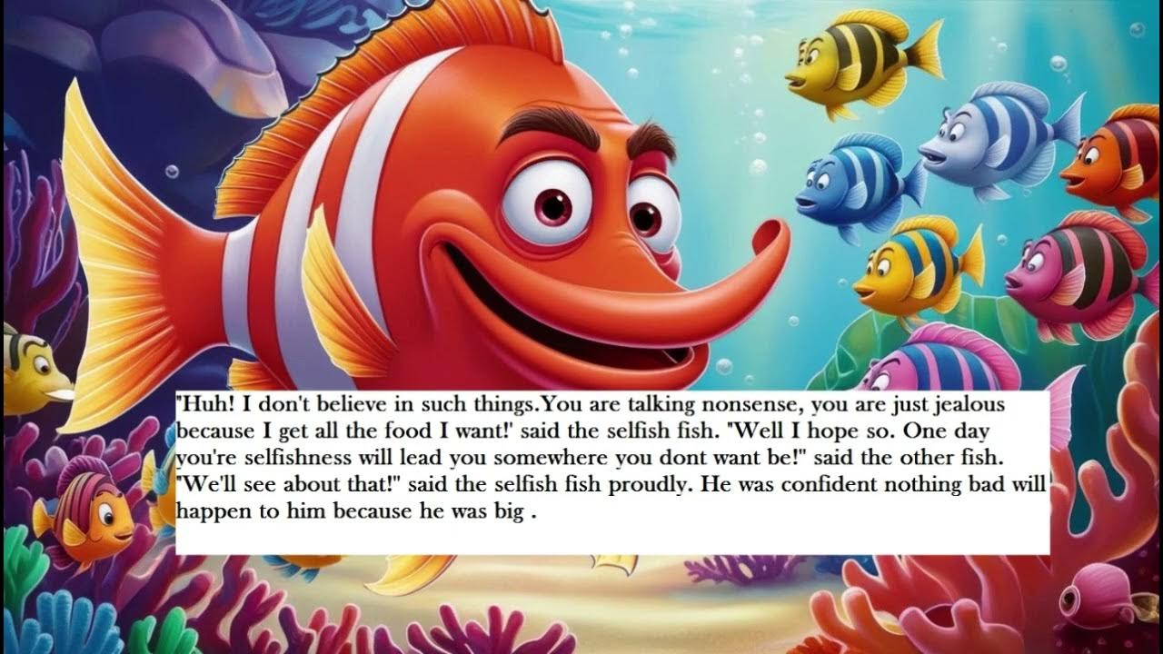 THE SELFISH FISH (Short stories for kids with moral lessons) - YouTube