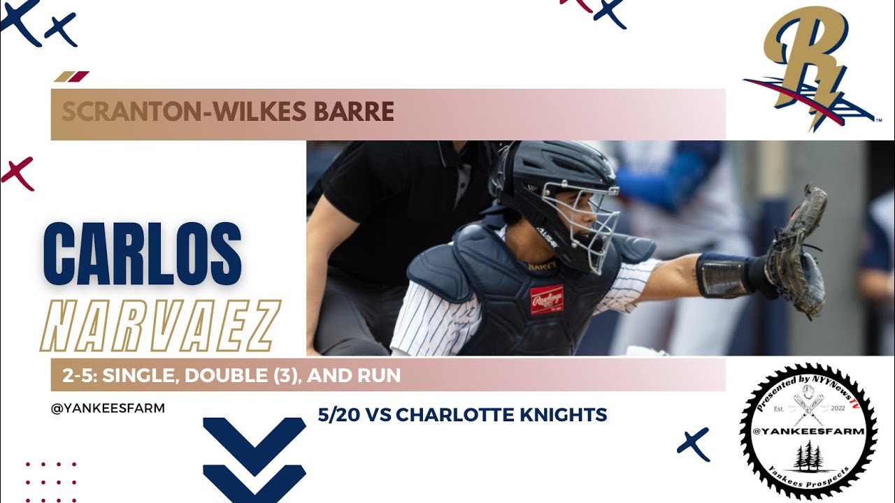 Carlos Narváez Vs. Charlotte Knights 5/20/23 - YouTube