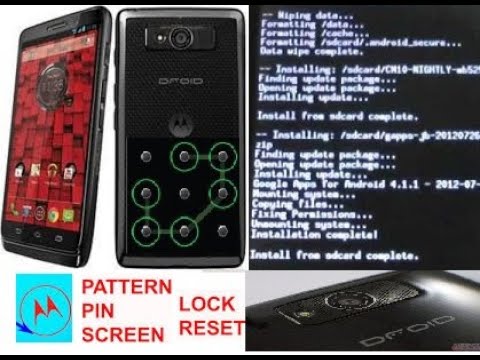 Motorola Droid Mini Unlock Screen Lock Remove with Hydratool - YouTube