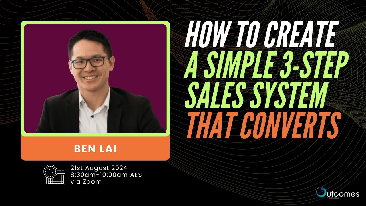 A simple 3 step sales system that converts - YouTube