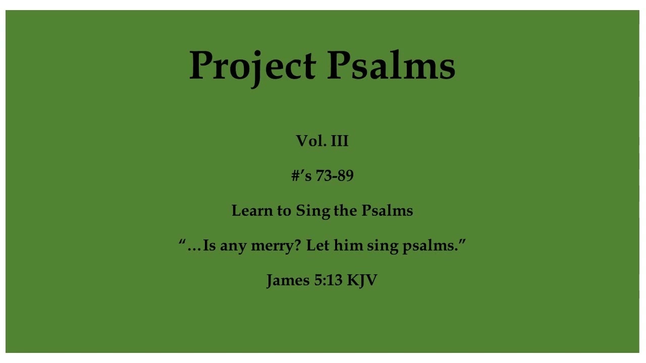 Psalm 89 19 37 Tune Newington Scottish Metrical Psalter 1650 YouTube Psalm 89 19 37 Tune Newington Scottish Metrical Psalter 1650 YouTube