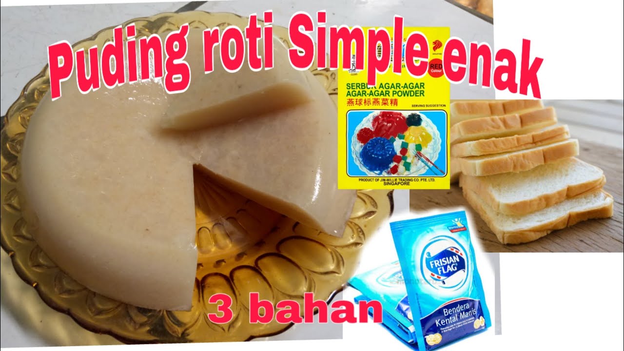 CARA MEMBUAT PUDING ROTI SIMPLE & ENAK || izzahnuno - YouTube