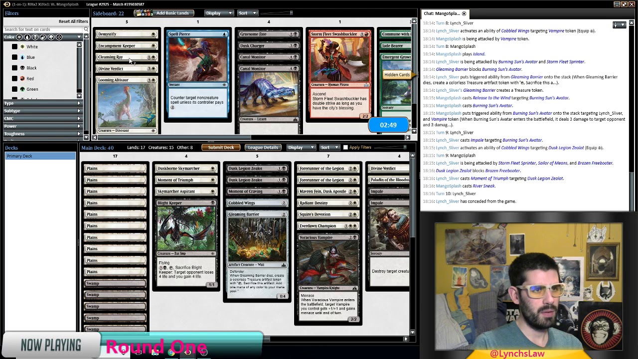 Round One of draft #6 /RIX/MTG/ - YouTube