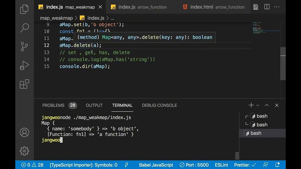 JavaScript 路线图—集合 Map 和 WeakMap@掘金 @CSDN - YouTube