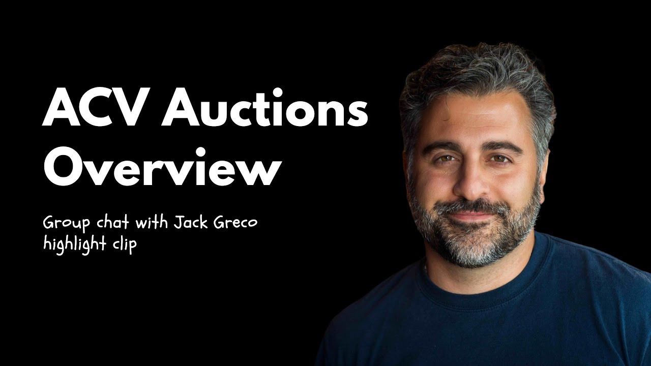 An Overview Of ACV Auctions As A Wholesale Automotive Marketplace - YouTube