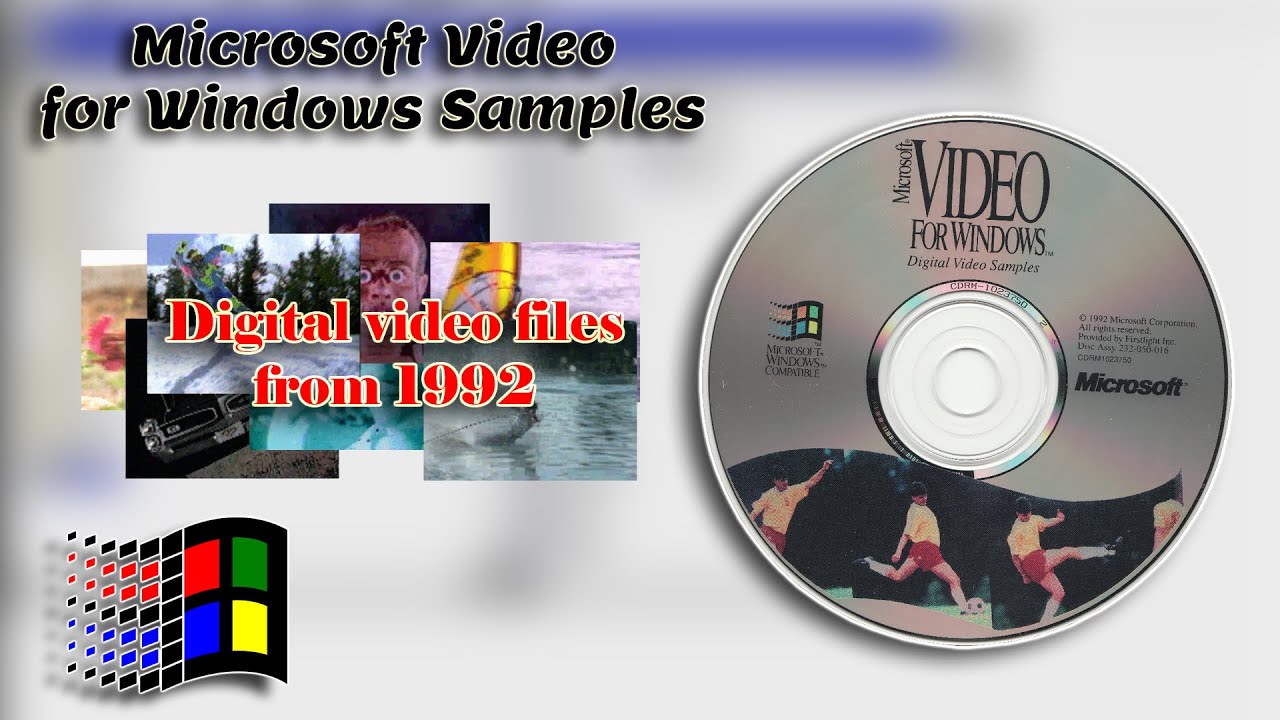 Microsoft Video for Windows Samples - Digital Video Files from 1992 ...