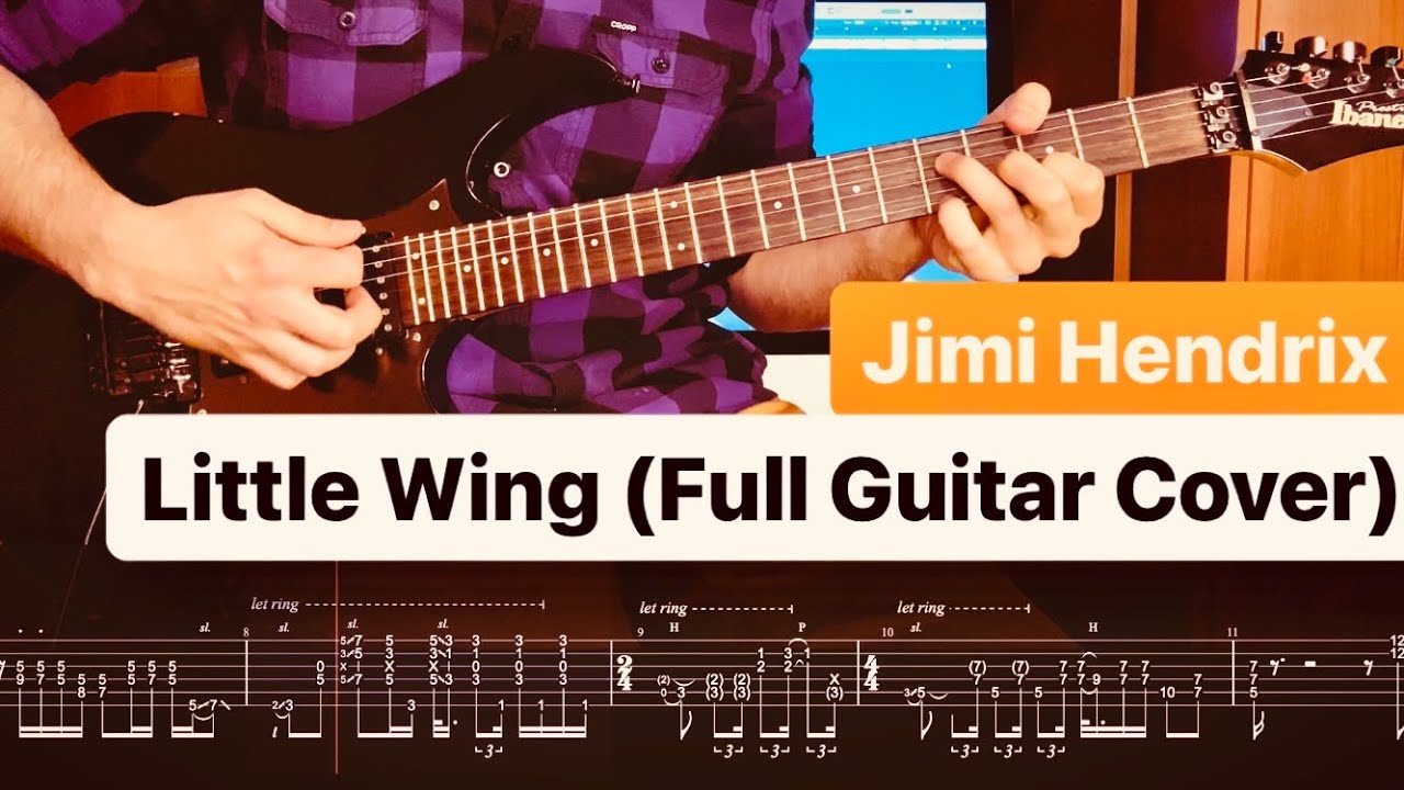 Jimi Hendrix - Little Wing ⎪Full Guitar Cover With Solo⎪TAB - YouTube