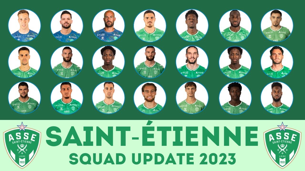 AS SAINT-ÉTIENNE Squad Update 2023 | Saint-Etienne Squad 2023 ...