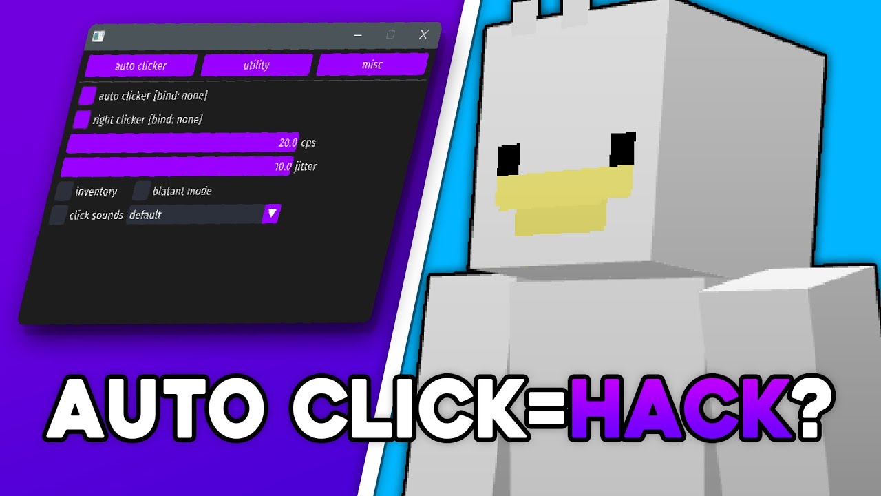 O melhor AUTO CLICK para BedWars e PvP no Minecraft | Purple AC | Isso ...
