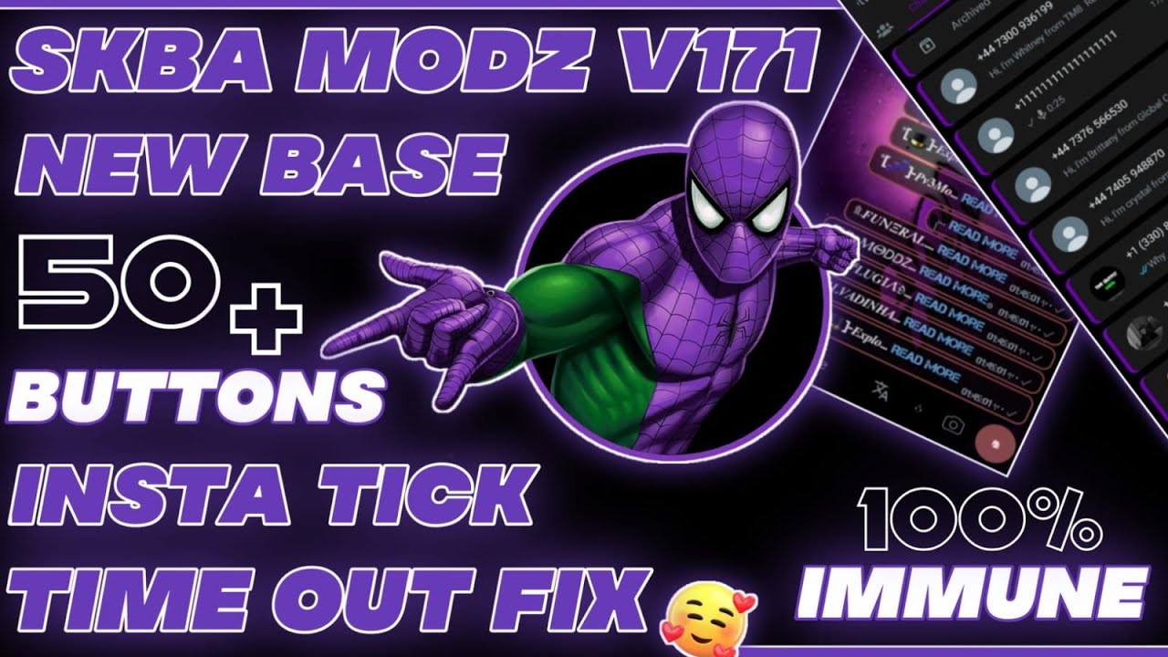 SKBA MODZ V171 | ULTRA IMUNE | VIP | COLOR THEME | FAST TICK - YouTube