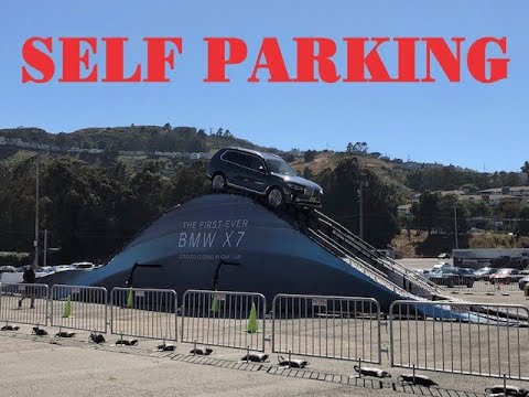 **DEMO** BMW X7 Hands Free Parallel Parking Assist and Uphill/Downhill ...