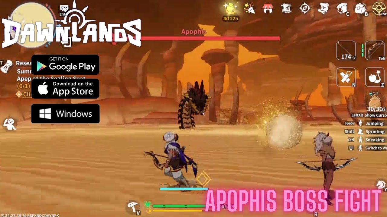 APOPHIS BOSS | DAWNLANDS GAMEPLAY | SOLO PLAY #14 - YouTube