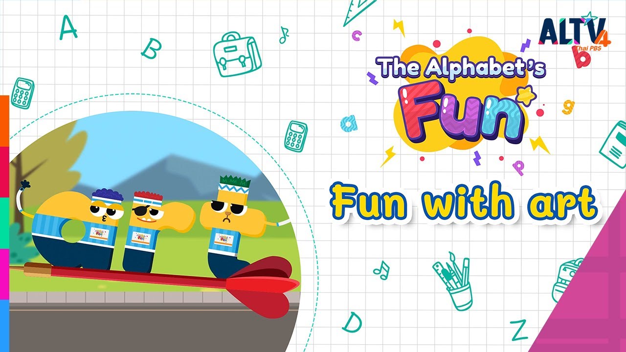 Fun with art | The Alphabet's Fun - YouTube