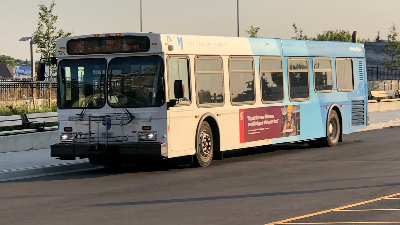 (Full new routing) YRT route 26 Maple from Maple GO station to SmartVMC ...