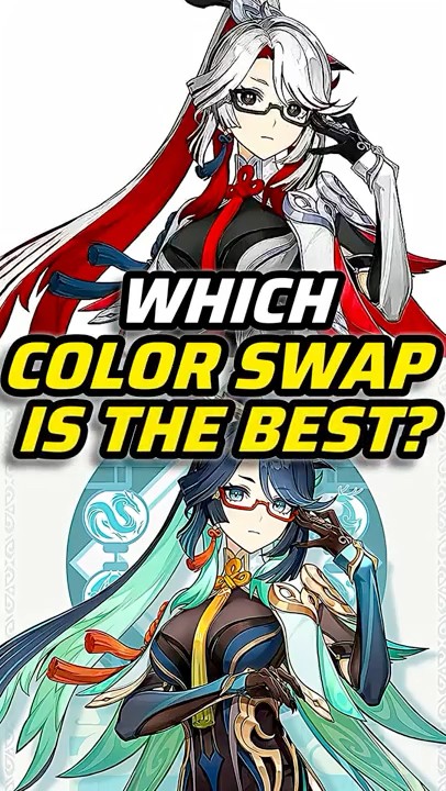 When Genshin Characters Color Swap! #genshinimpact #edit - YouTube