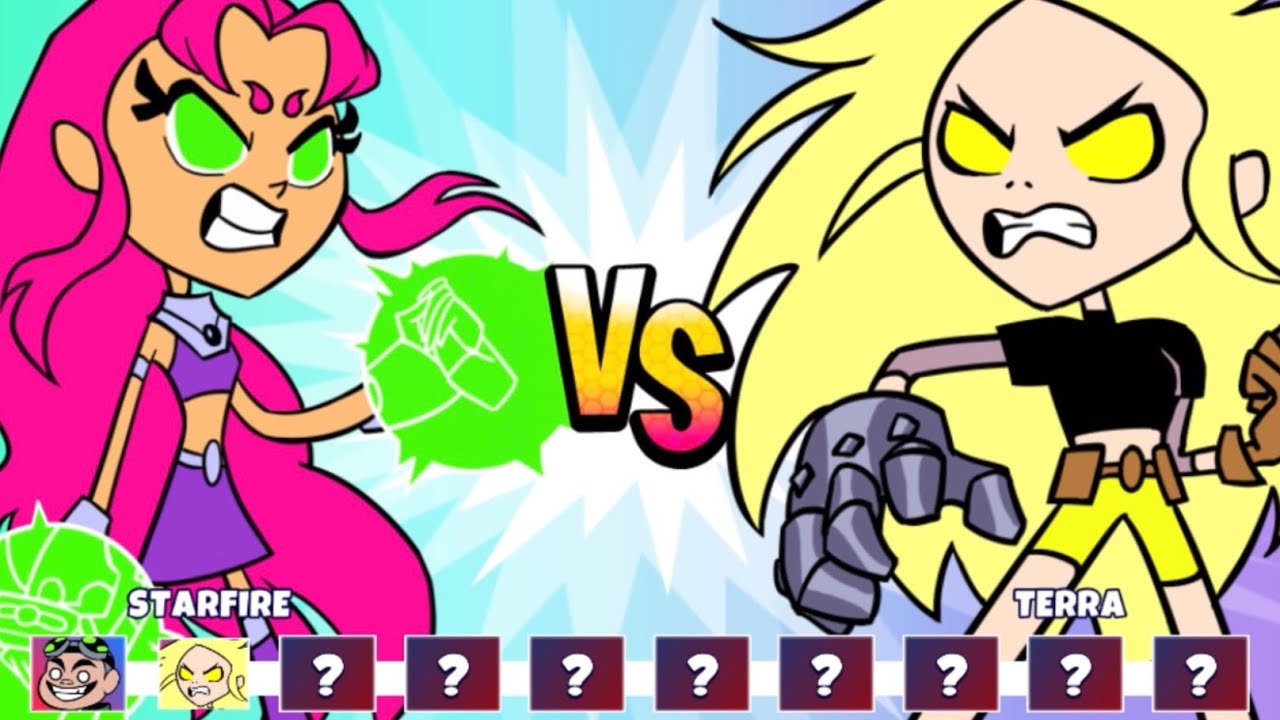 Teen Titans Go Jump Jousts 2 Starfire Vs Terra | Cartoon Network Games ...